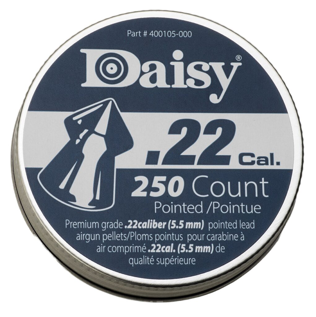 Daisy .22 Caliber PrecisionMax Pointed Pellets, 250-Count - Daisy