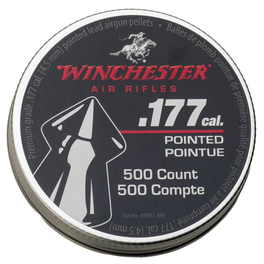 Winchester .177 Caliber Pointed Pellets, 500-Count - Daisy