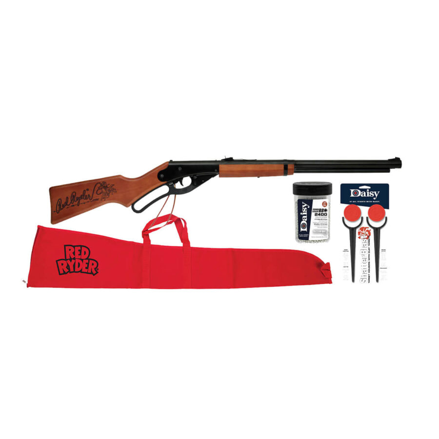 Daisy Red Ryder Shooting Kit - BB gun - Ammo - Glasses - Target
