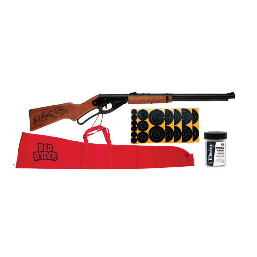 Daisy Red Ryder Shooting Kit - BB gun - Ammo - Glasses - Target